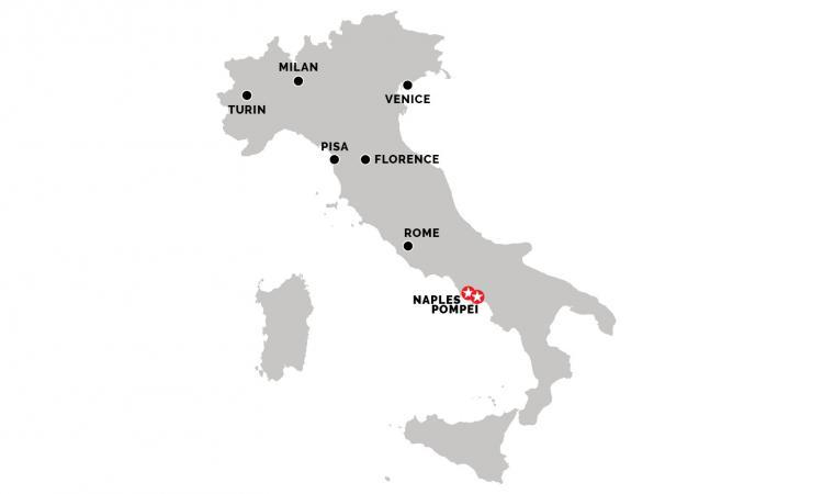 Naples Circumvesuviana Map